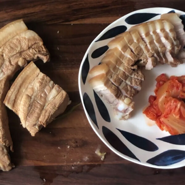 Korean Boiled Pork Belly (Bossam) - Chef Chris Cho