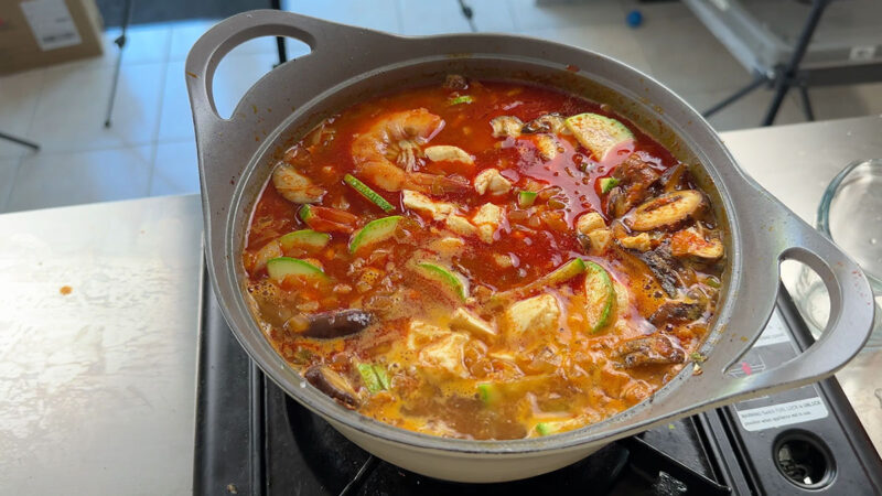 Spicy Soft Tofu Stew (Soondubu Jjigae) - Chef Chris Cho