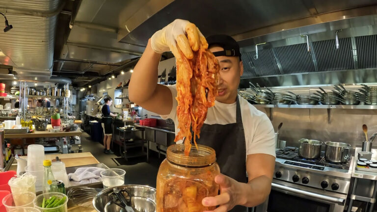 Kimchi Pancake (Kimchi Jeon) - Chef Chris Cho