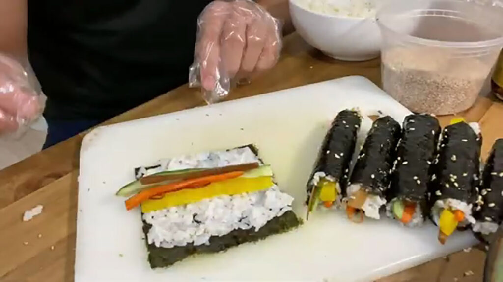 Mini Kimbap (Mayak Kimbap) - Chef Chris Cho