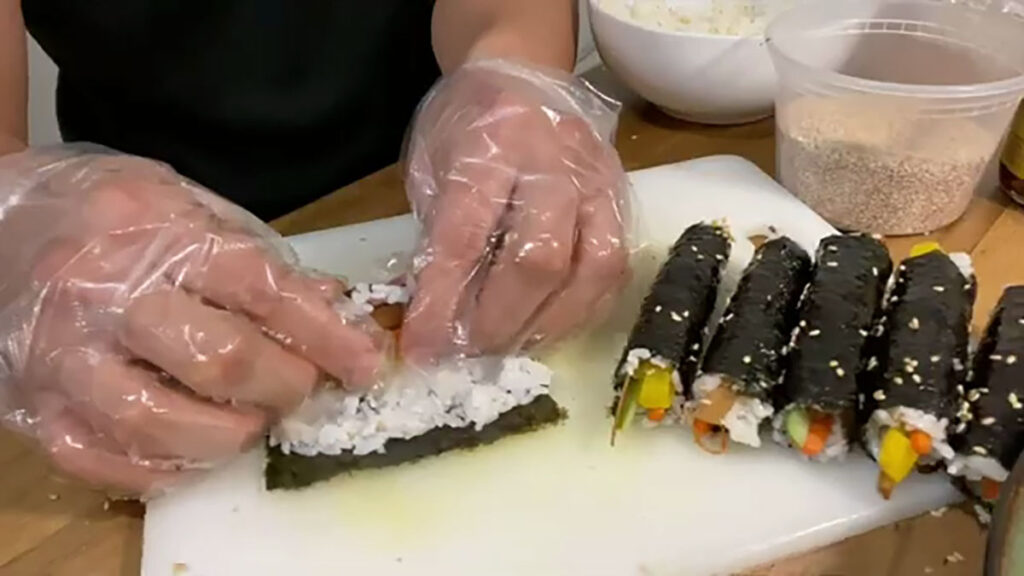 Mini Kimbap (Mayak Kimbap) - Chef Chris Cho