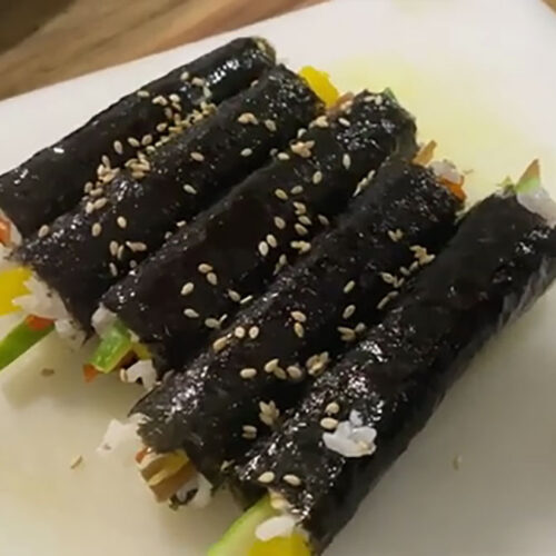 Mini Kimbap (Mayak Kimbap) - Chef Chris Cho