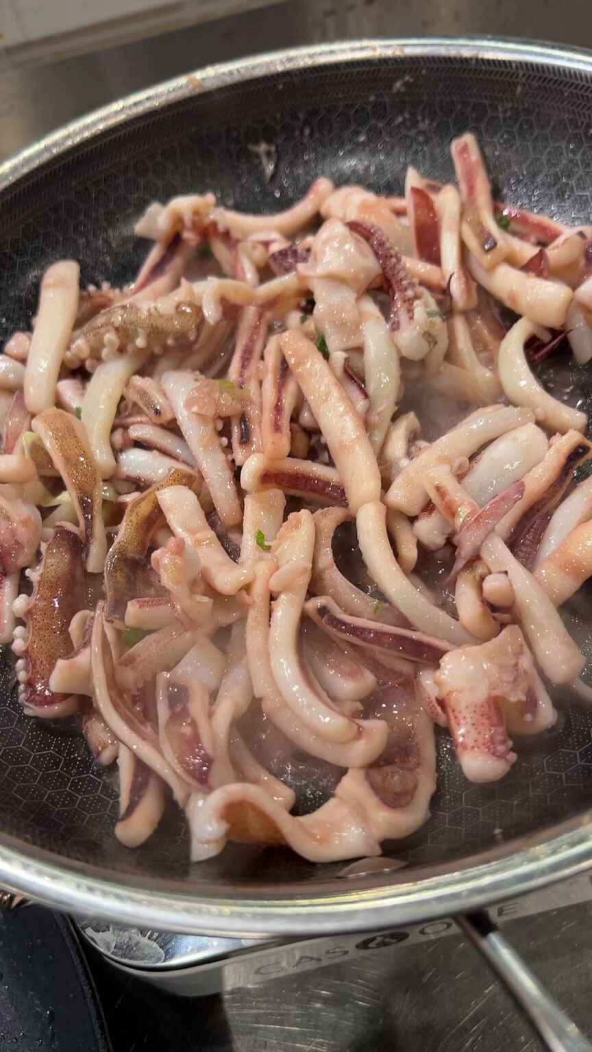 Spicy Stir Fried Squid (Ojingeo Bokkeum) - Chef Chris Cho