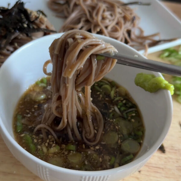 Zaru Soba (Cold Soba Noodles with Dipping Sauce) - Chef Chris Cho