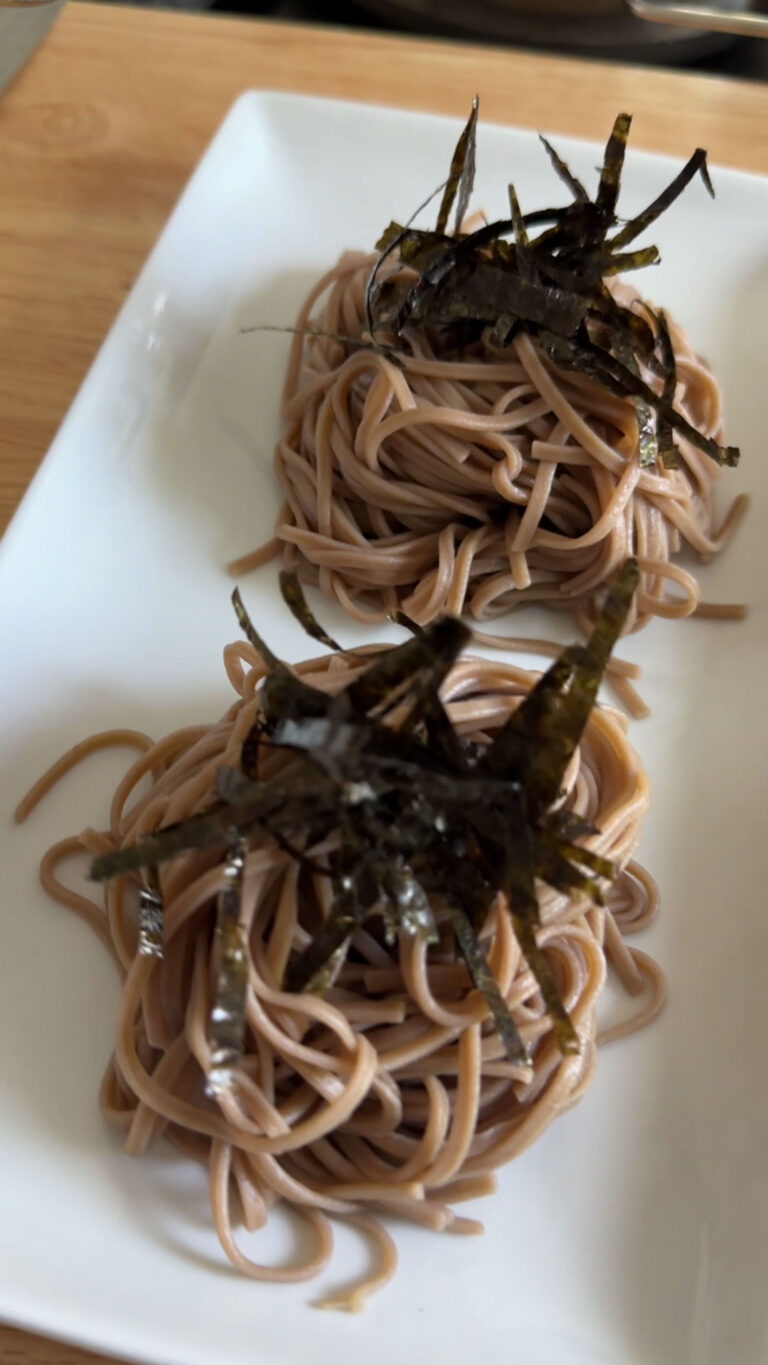 Zaru Soba (Cold Soba Noodles with Dipping Sauce) - Chef Chris Cho